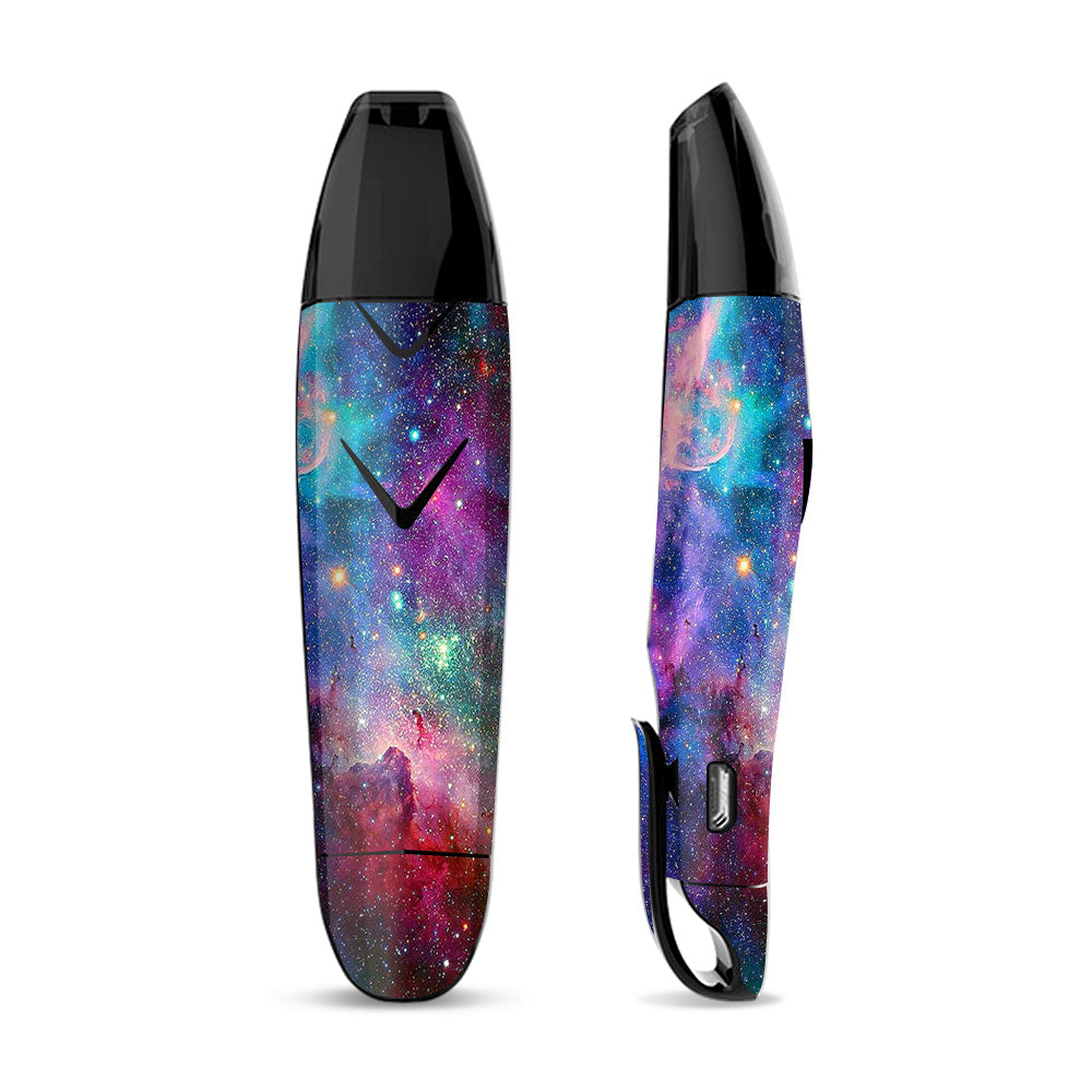 Skin Decal Vinyl Wrap for Suorin Vagon Vape / Colorful Space Gasses ...