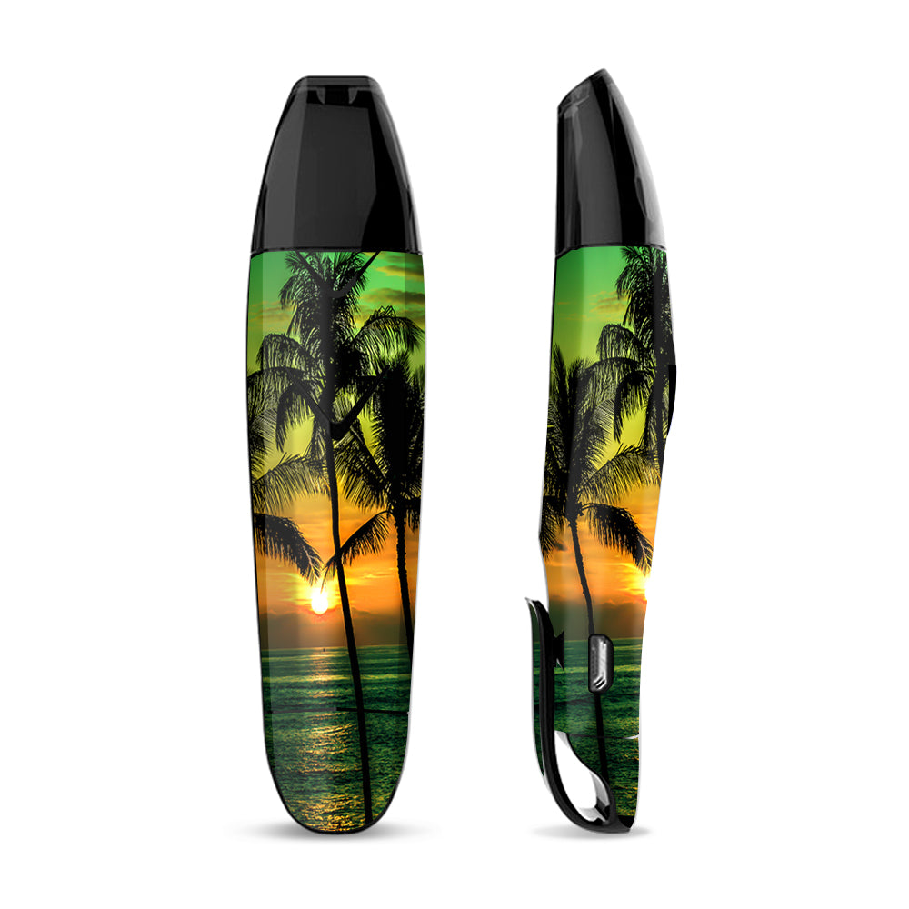 Skin Decal Vinyl Wrap for Suorin Vagon Vape / Sunset Palm Trees Ocean ...