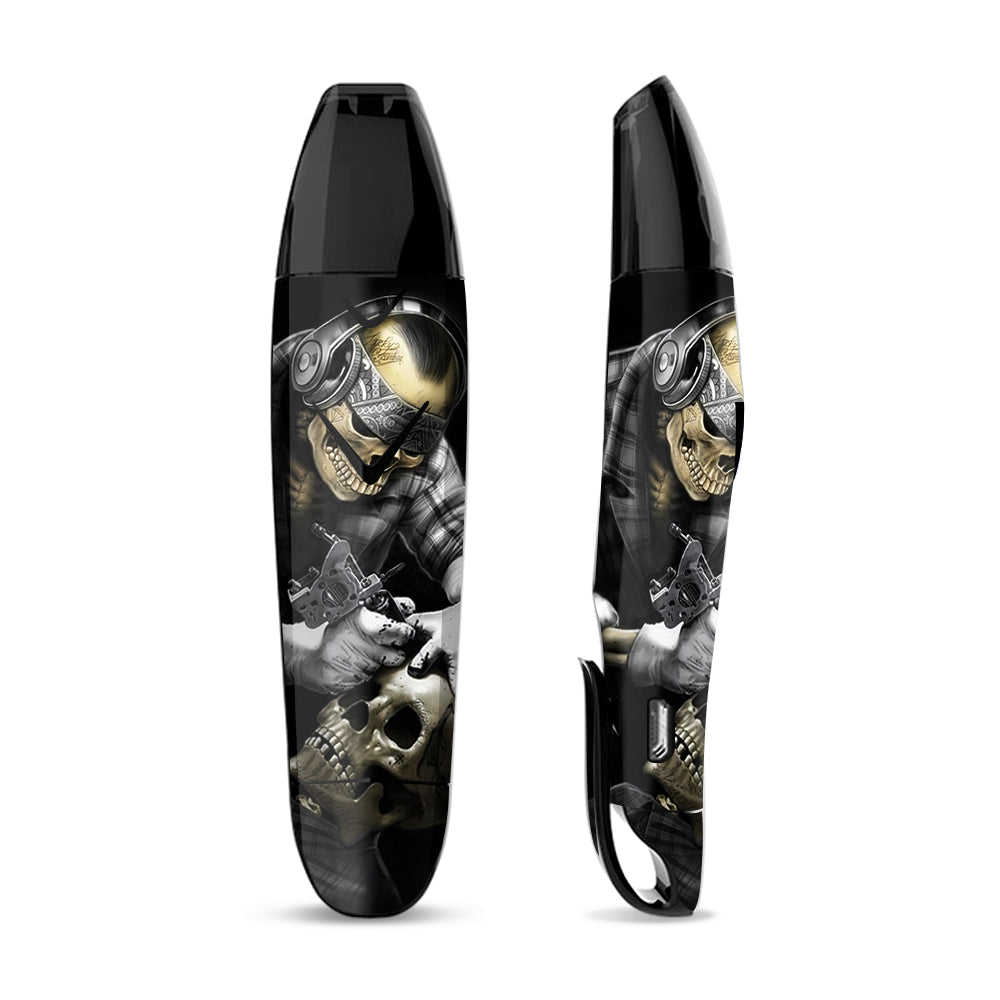 Skin Decal Vinyl Wrap for Suorin Vagon Vape / Skeleton tattooer, Skul ...