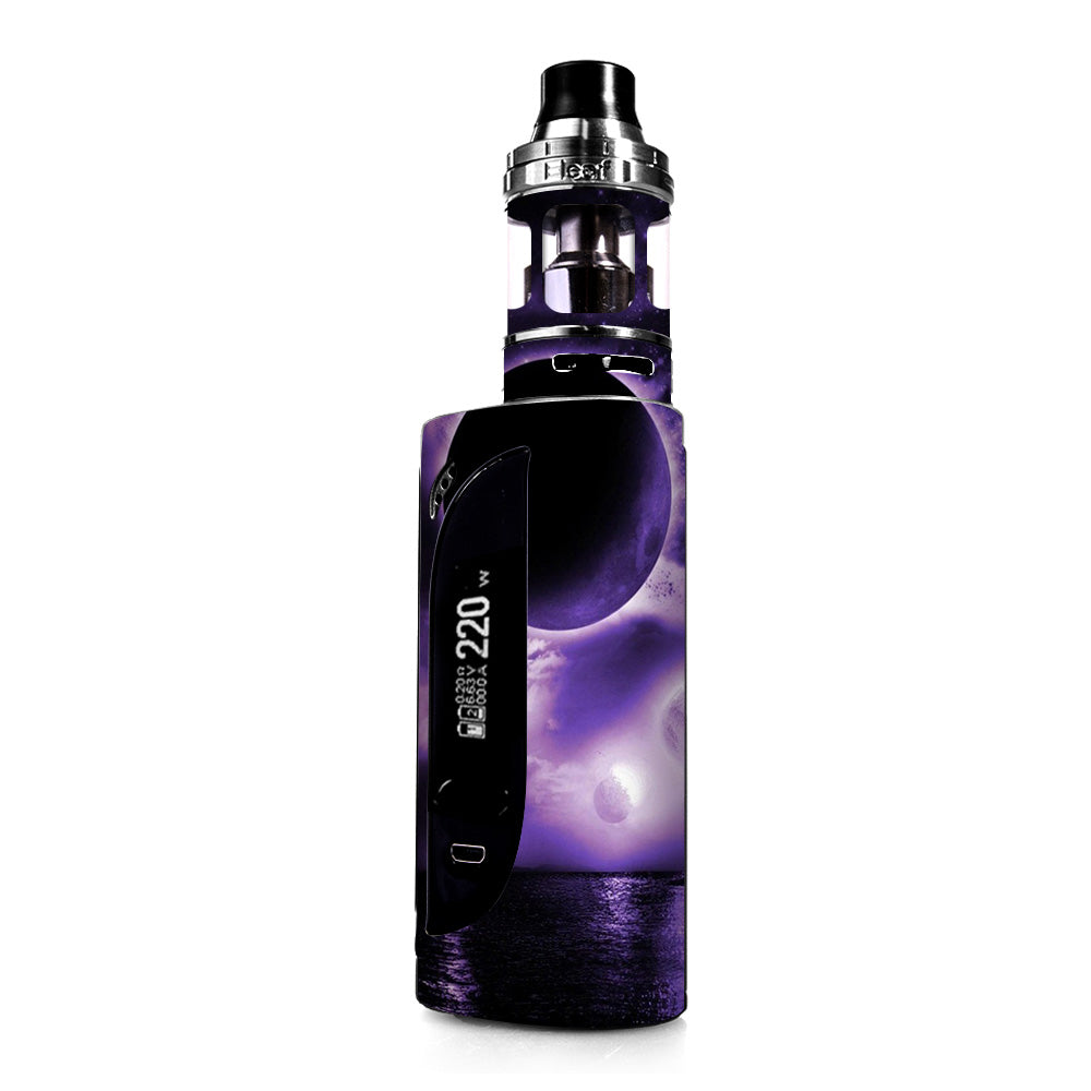 Skins Decals for Eleaf Ikonn 220W Vape / Eclipsed Moon purple sky ...