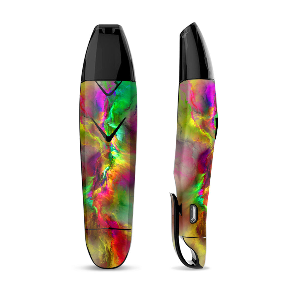 Skin Decal Vinyl Wrap for Suorin Vagon Vape / Color Explosion Colorfu ...