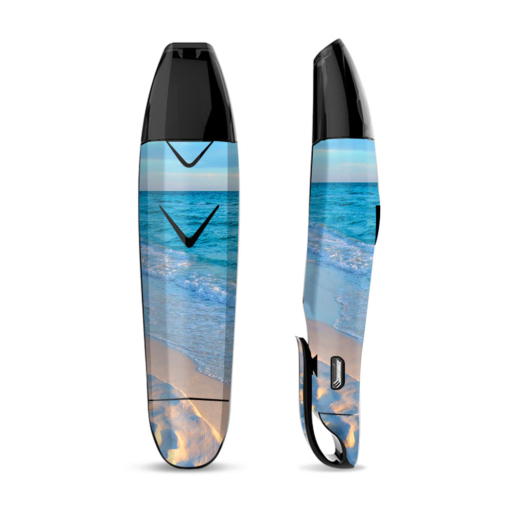 Skin Decal Vinyl Wrap for Suorin Vagon Vape / Beach white sands blue ...