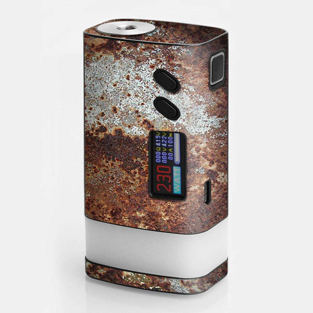 Skin Decal for Sigelei Fuchai Glo Vape / Rust Corroded Metal Panel ...