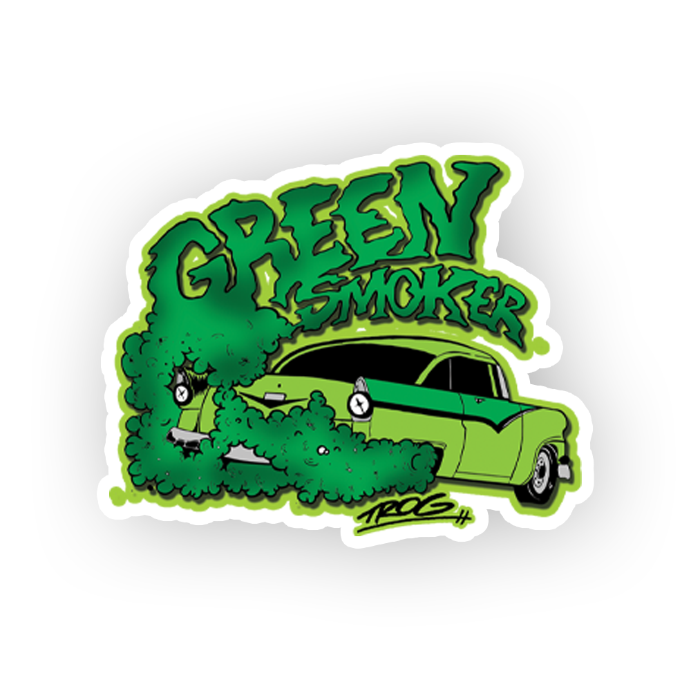 TROG Green Smoker Decal – itsaskin.com